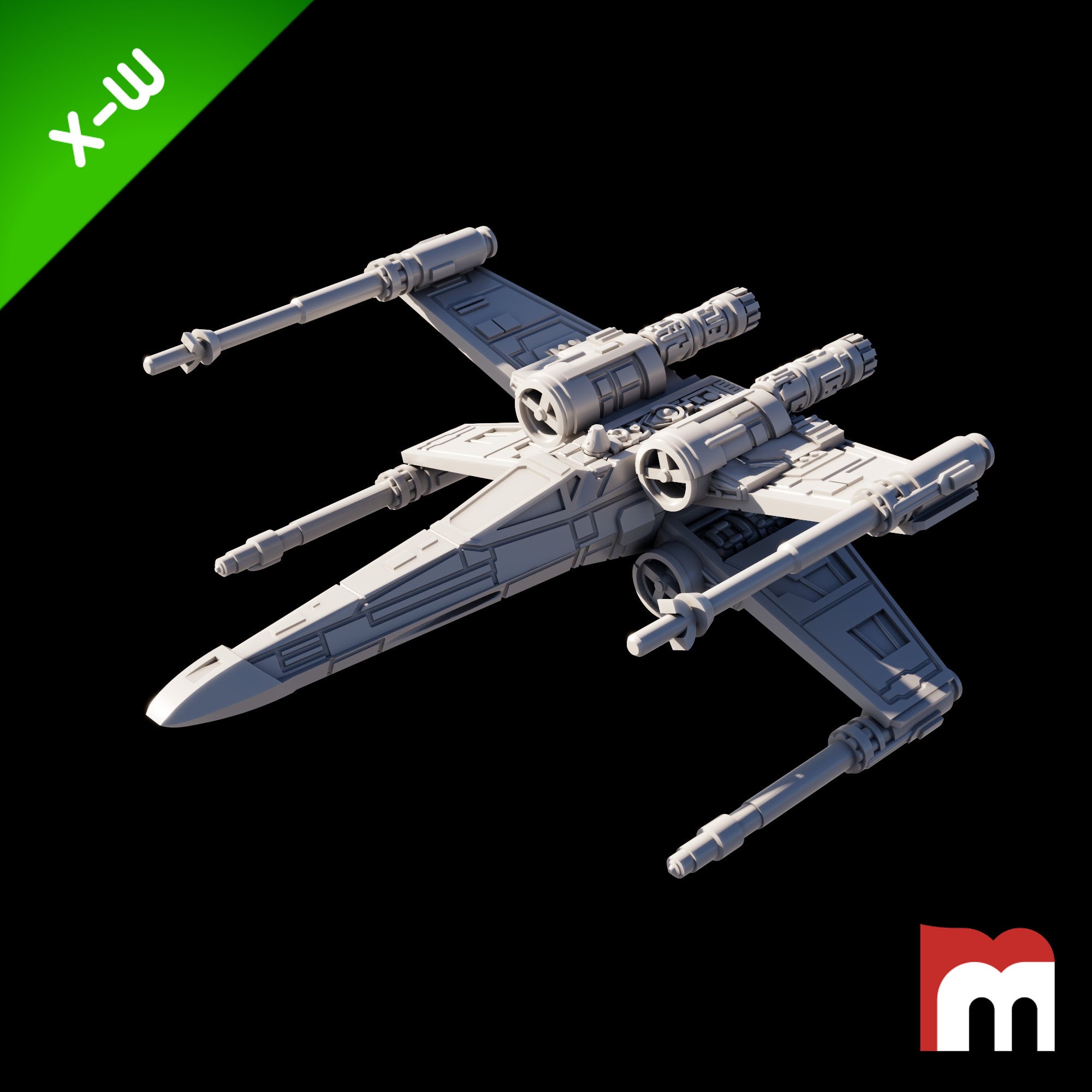 (XW) Ion Cannon X-Wing - Mel Miniatures - Miniatures by Only-Games.co