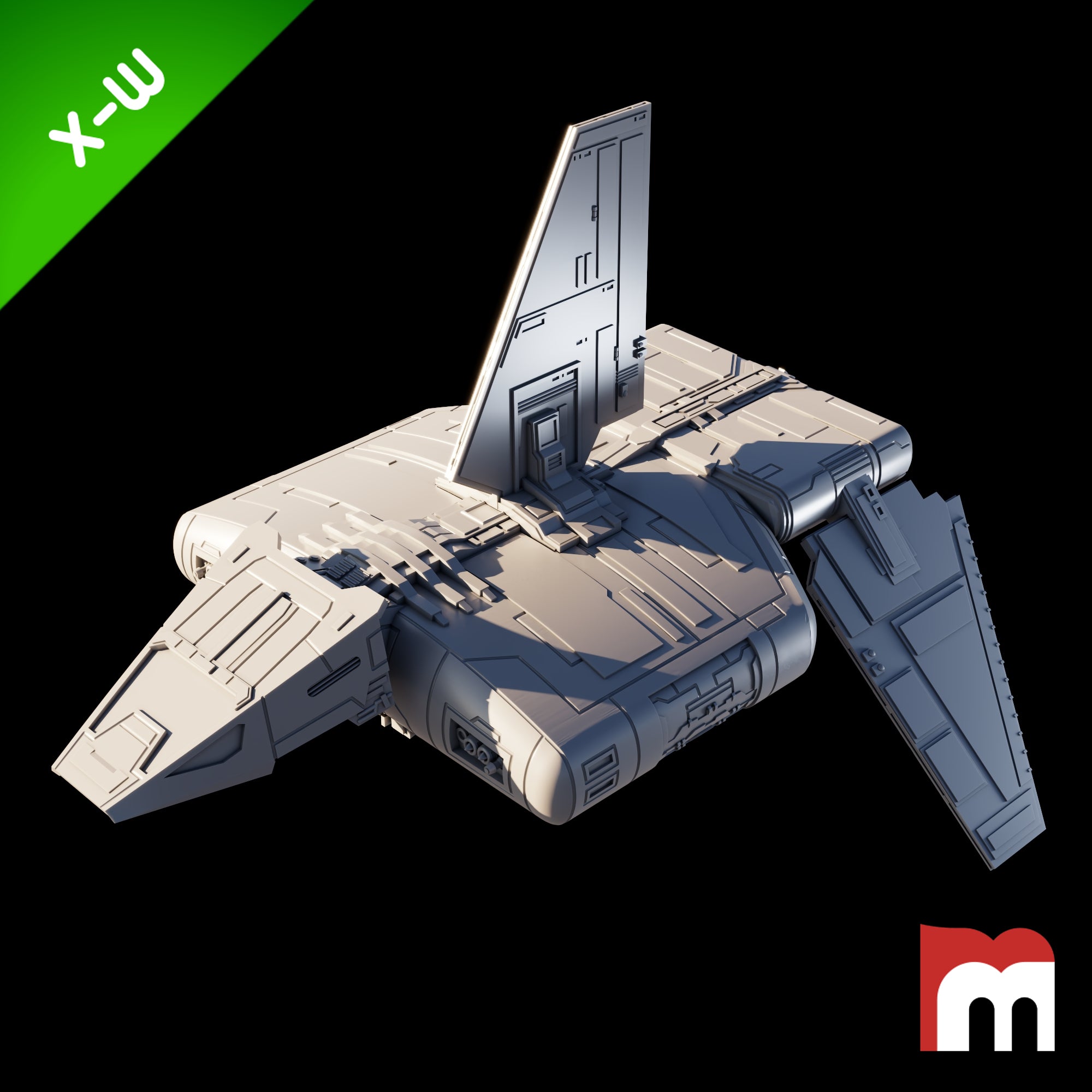 (XW) Sentinel Landing Craft V2 - Mel Miniatures - Miniatures by Only ...