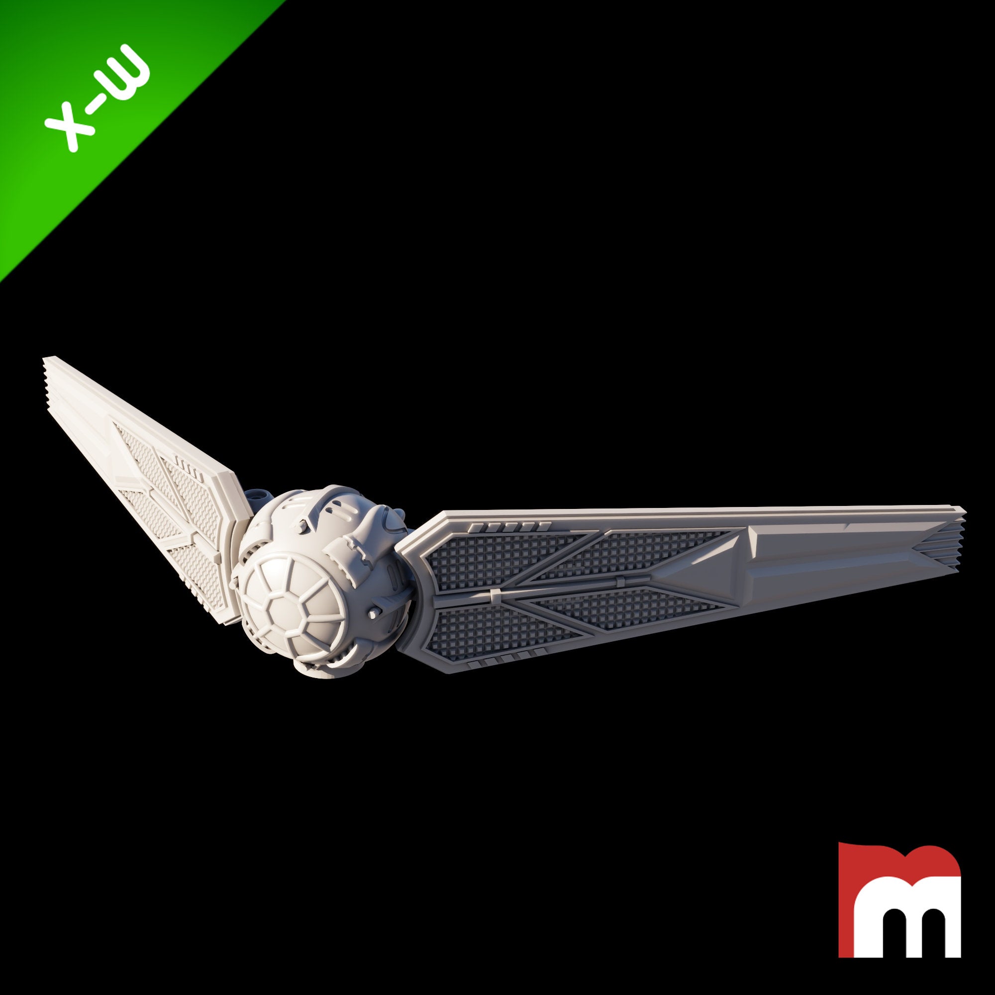 (XW) TIE Predator v1 - Mel Miniatures - Miniatures by Only-Games.co