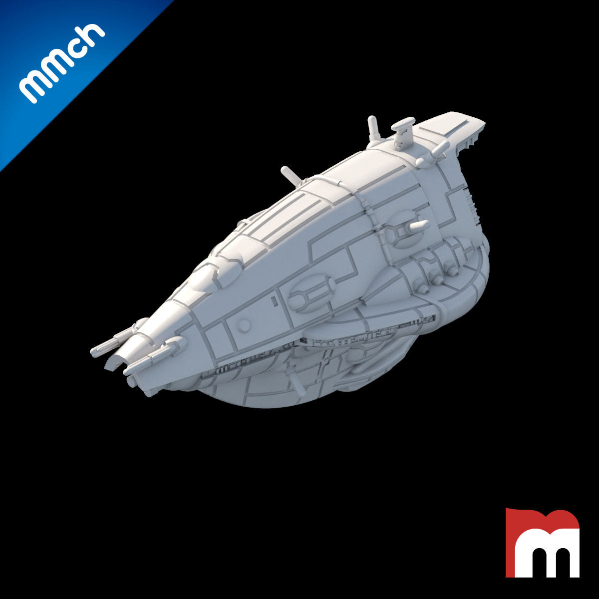 (MMch) Quarren Mercenary Ship - Mel Miniatures - Miniatures by Only ...