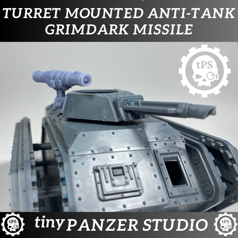 Anti-tank Grimdark Missile (ATGM) for Transport Turrets - Tiny Panzer ...
