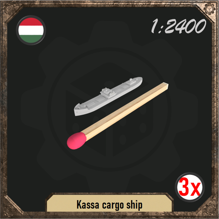 1/2400 Kassa cargo ship pack - B-Plan - Miniatures by Only-Games.co