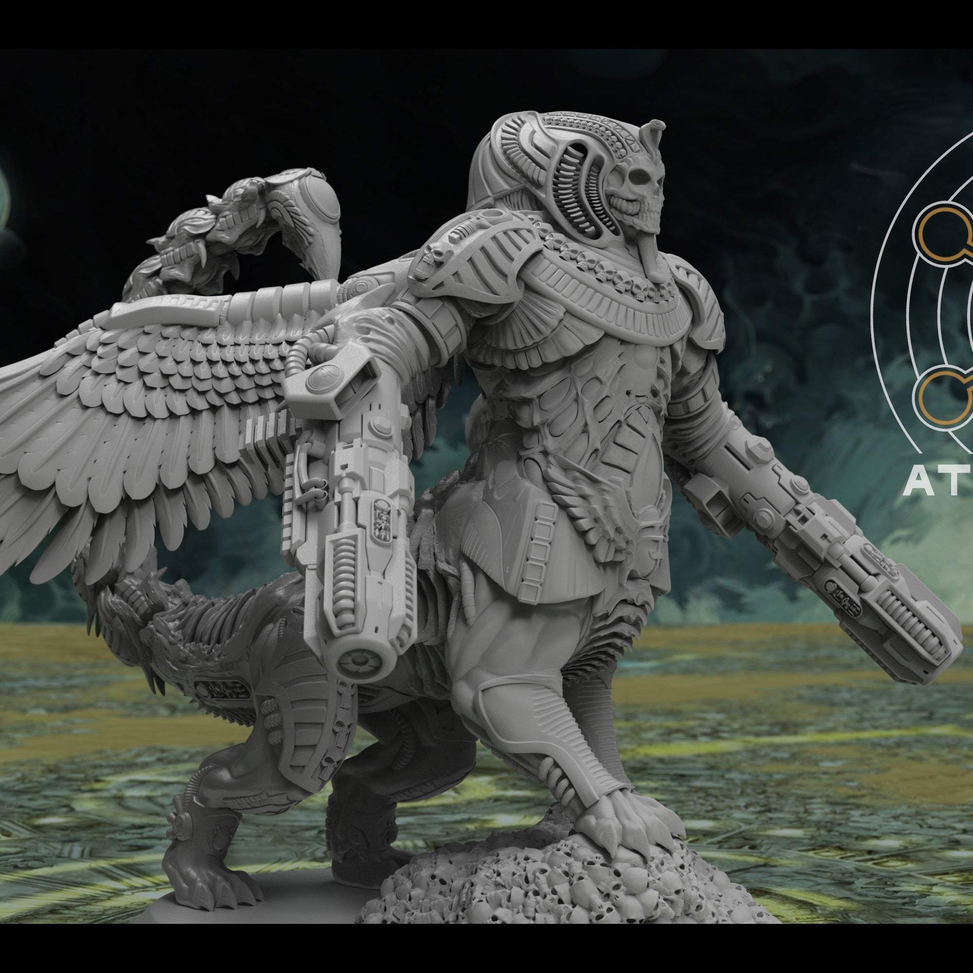 Aegyptian Battle Sphinx - Atlan Forge - Miniatures by Only-Games.co