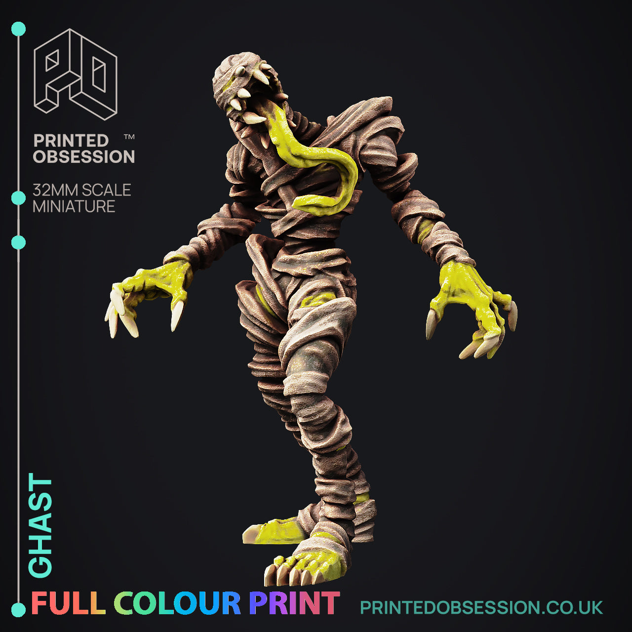 Ghast - Undead Creature - Printed Obsession - Miniatures by Only-Games.co