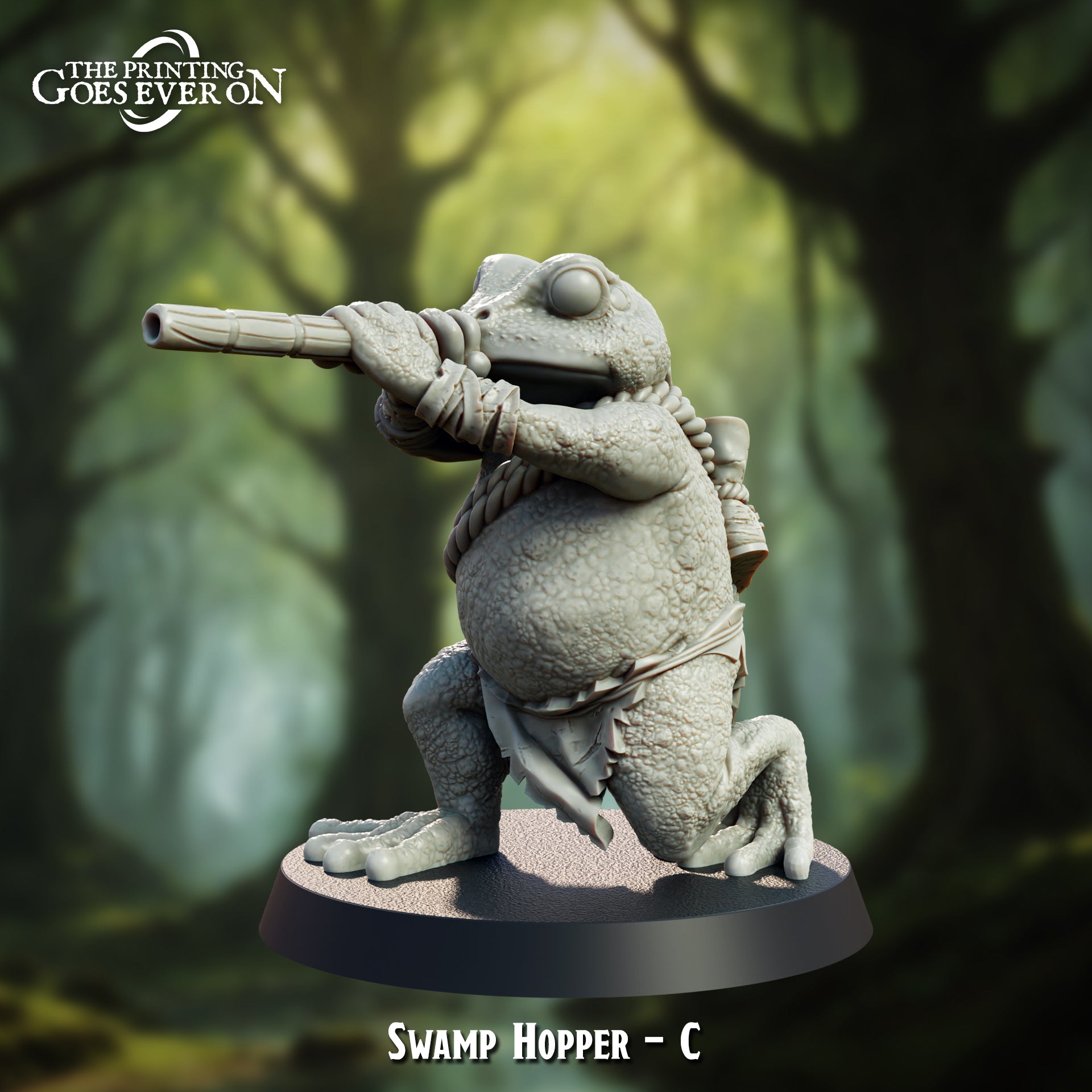 Swamp Hopper C - The Printing Goes Ever On - Miniatures by Only-Games.co