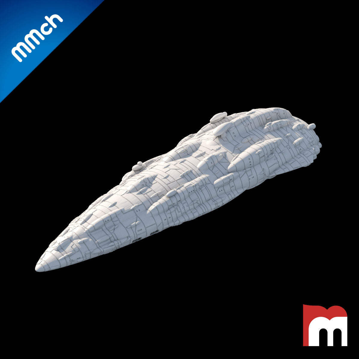 (MMch) MC90 Star Cruiser “Defiance” - Mel Miniatures - Miniatures by ...
