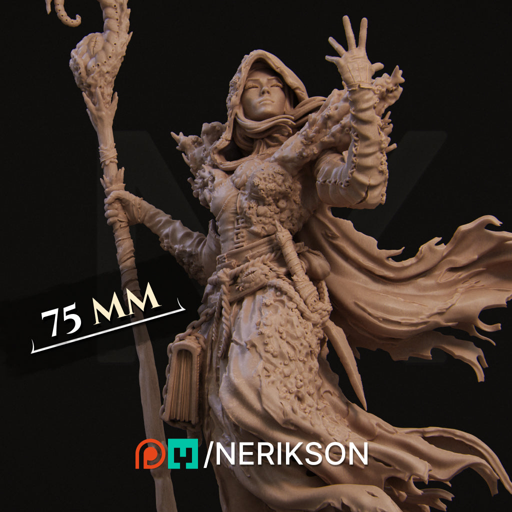 Yelhana The Fathomless Warlock [75mm] - Nerikson - Miniatures by Only ...