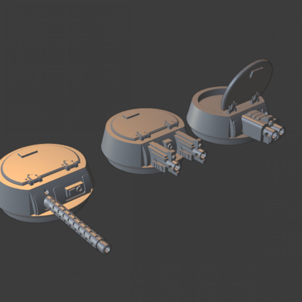 Mini Turrets for Imperial Vehicles - Tiny Panzer Studio - Miniatures by ...