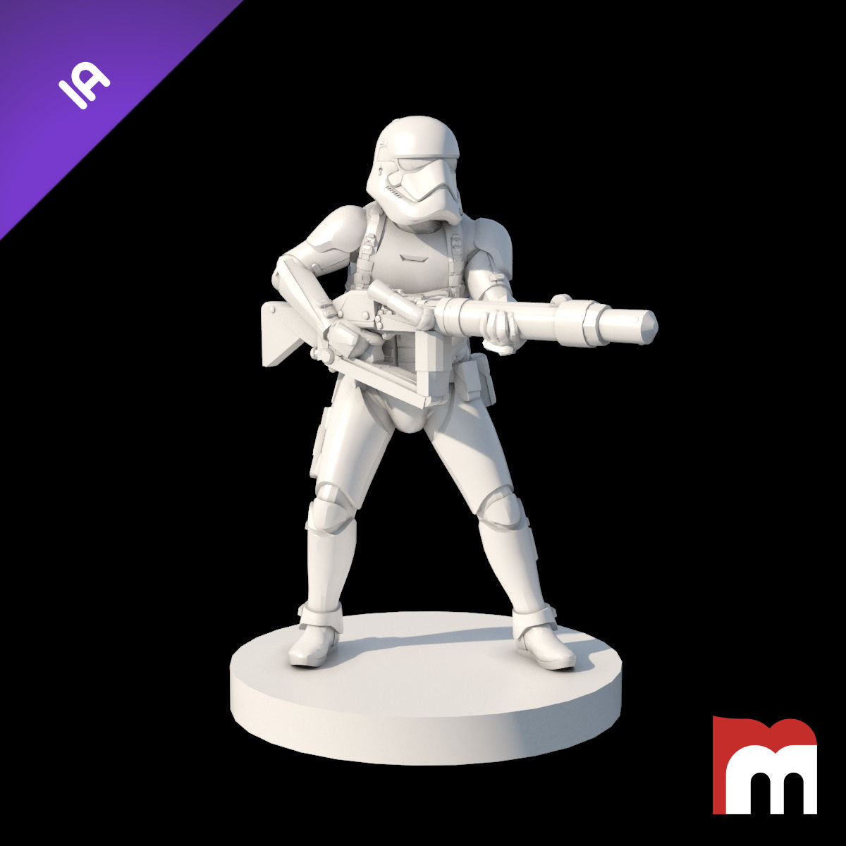 (IA) First Order Heavy Stormtrooper - Mel Miniatures - Miniatures by ...