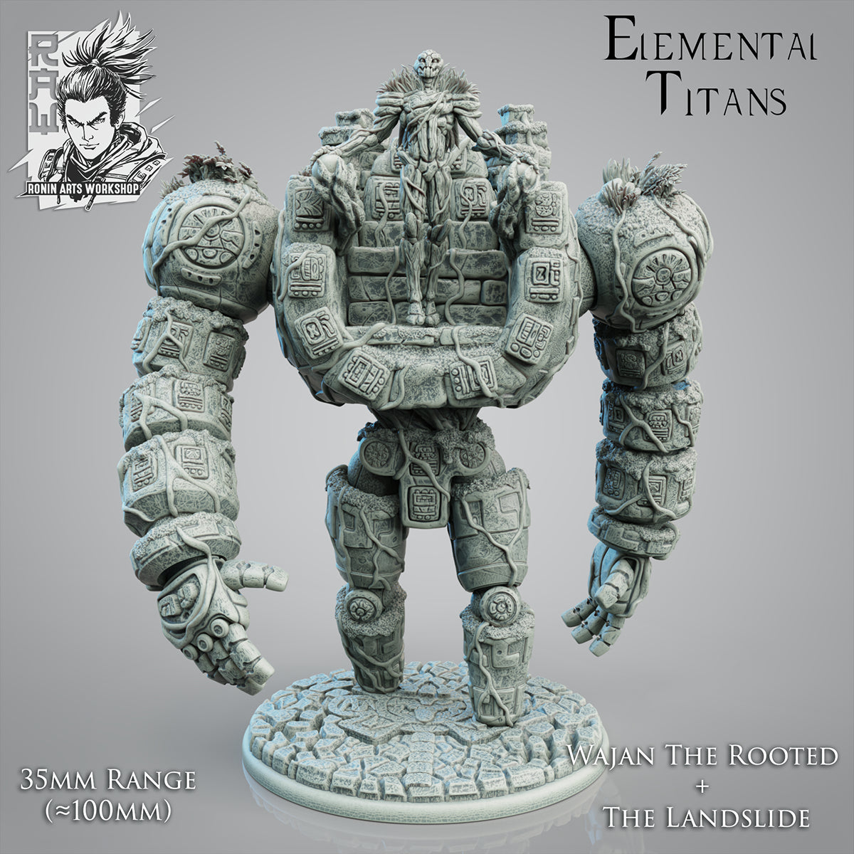 Earth Golem + Earth Elemental - Ronin Arts Workshop - Miniatures by ...