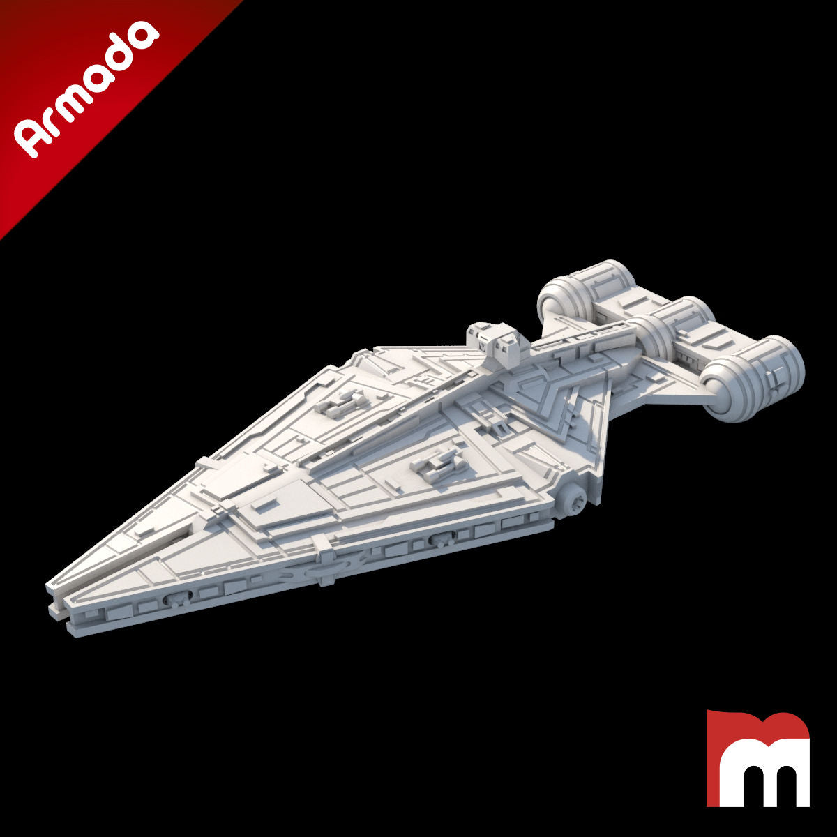 (Armada) Clone Wars Arquitens Light Cruiser - Mel Miniatures ...