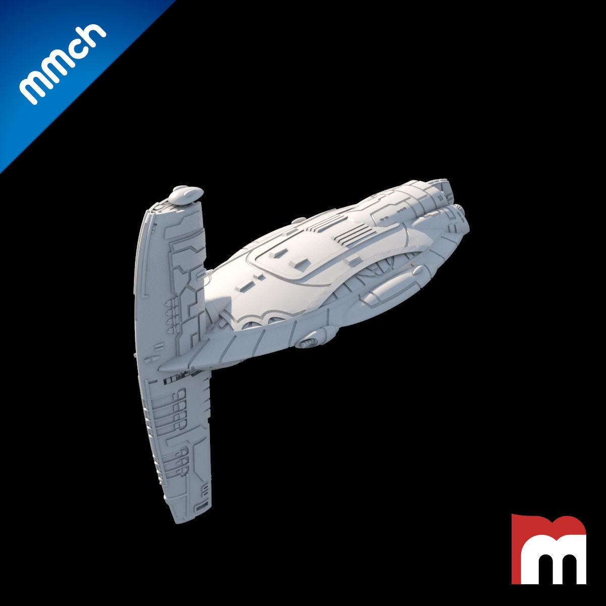 (MMch) MC140 Scythe Main Battle Cruiser - Mel Miniatures - Miniatures ...