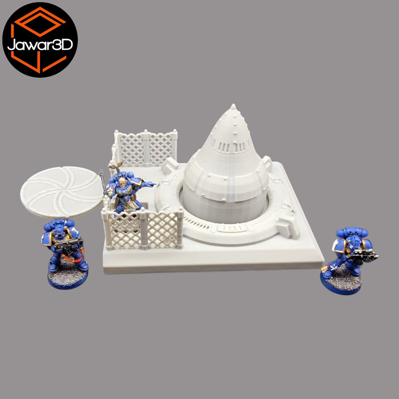Launch Hatch - 28mm Wargaming Scatter Terrain Scenery Tabletop Miniatu