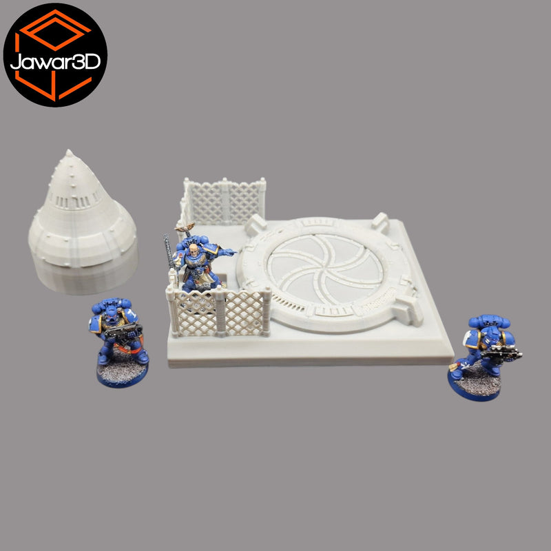 Launch Hatch - 28mm Wargaming Scatter Terrain Scenery Tabletop Miniatu
