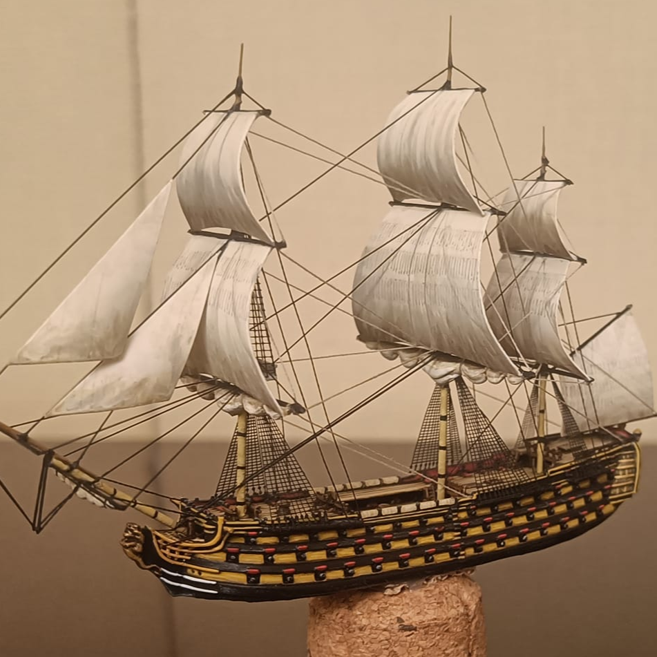 1/700 & 1/1200 Spanish 1st rate (Santa Ana) (112 guns), 1784-1816 ...