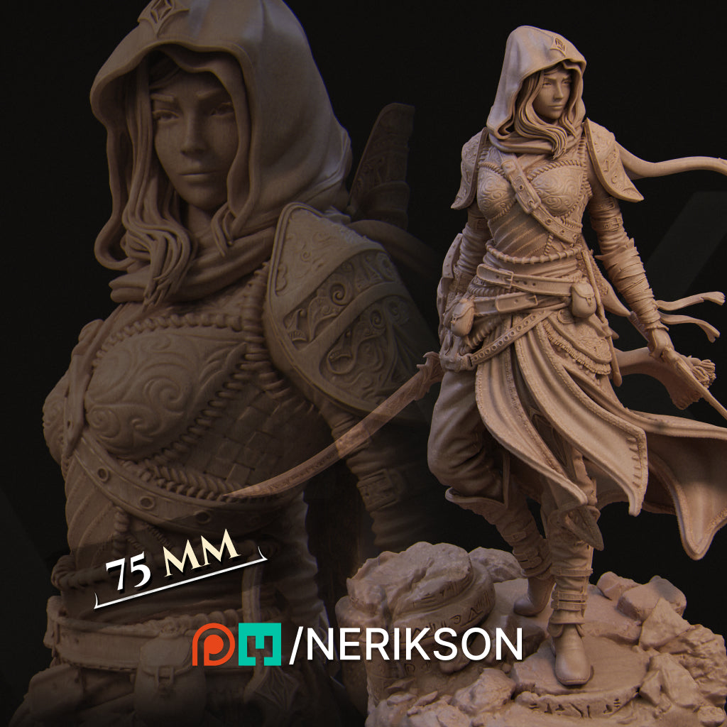Artemisia the Unseen Blade [75mm] - Nerikson - Miniatures by Only-Games.co