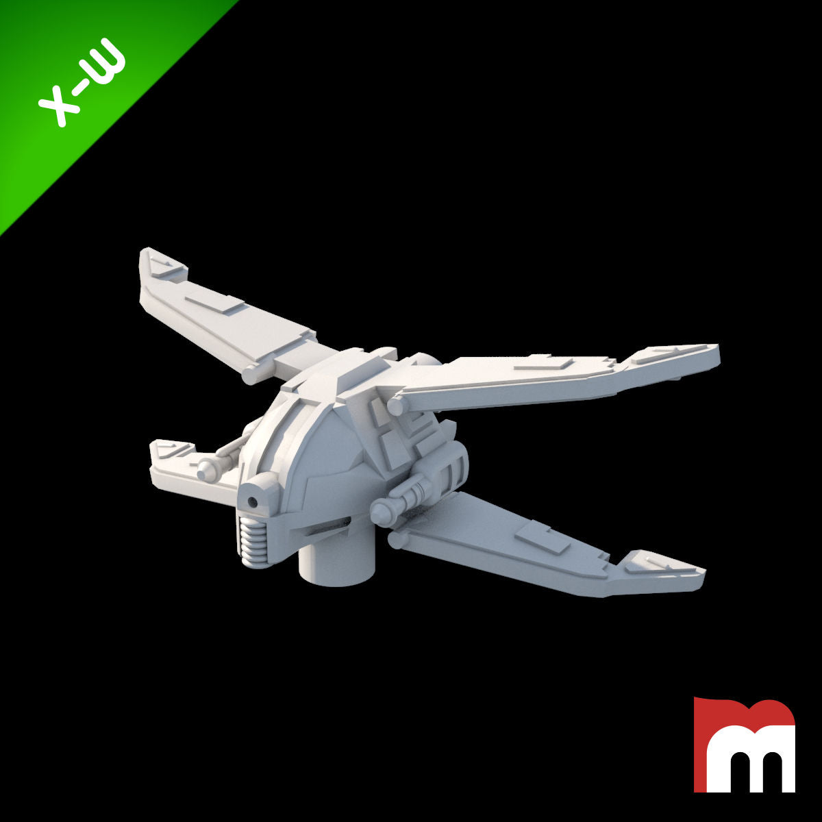 (XW) Black Sun Fighter - Mel Miniatures - Miniatures by Only-Games.co