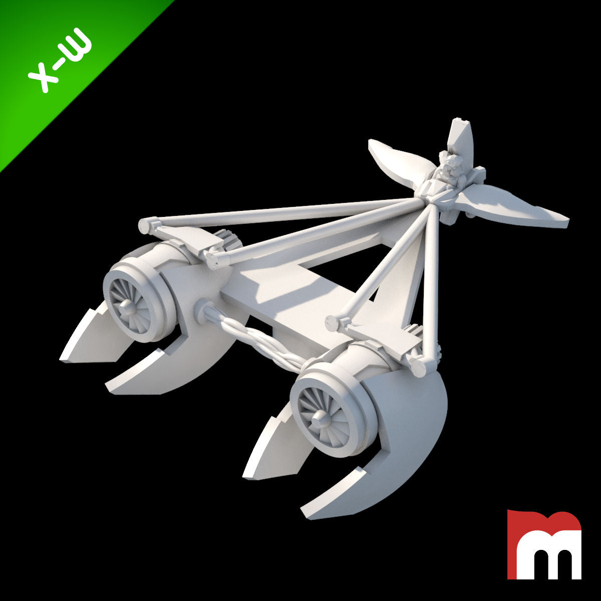 (XW) Podracer Wan Sandage - Mel Miniatures - Miniatures by Only-Games.co