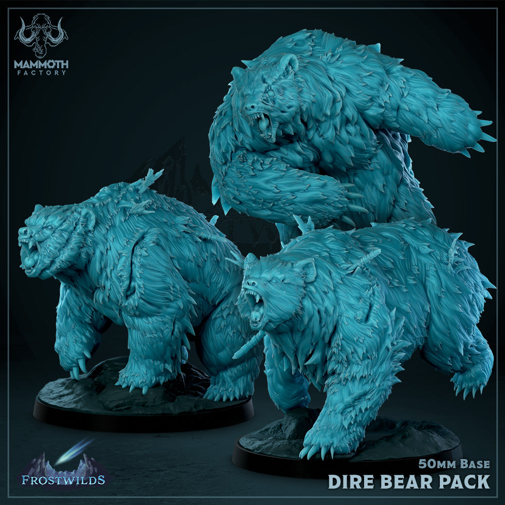 Dire Bears Pack - Mammoth Factory - Miniatures by Only-Games.co