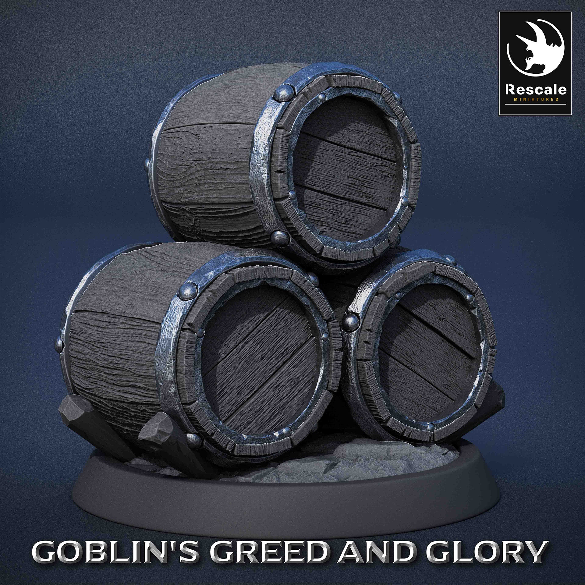 Goblin Stack Barrel - Lord of the Print - Miniatures by Only-Games.co