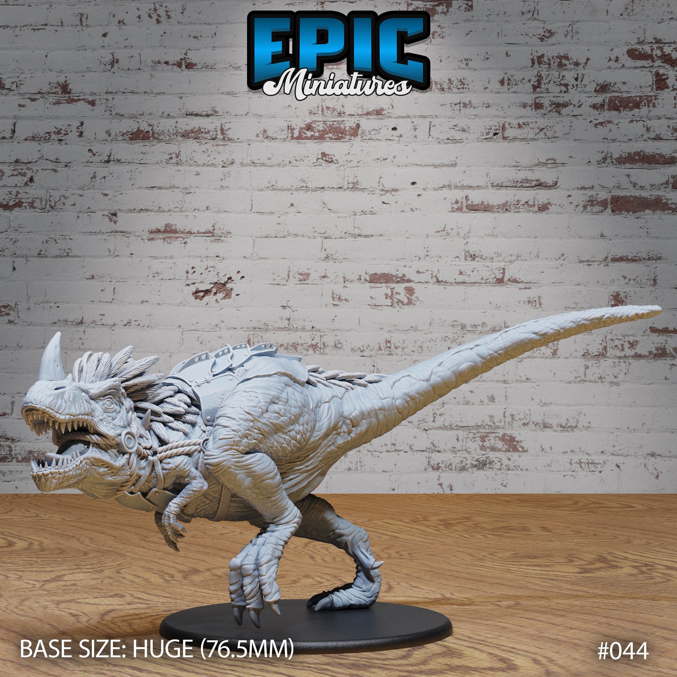 Horned Rex Chasing Mount - Epic Miniatures - Miniatures by Only-Games.co