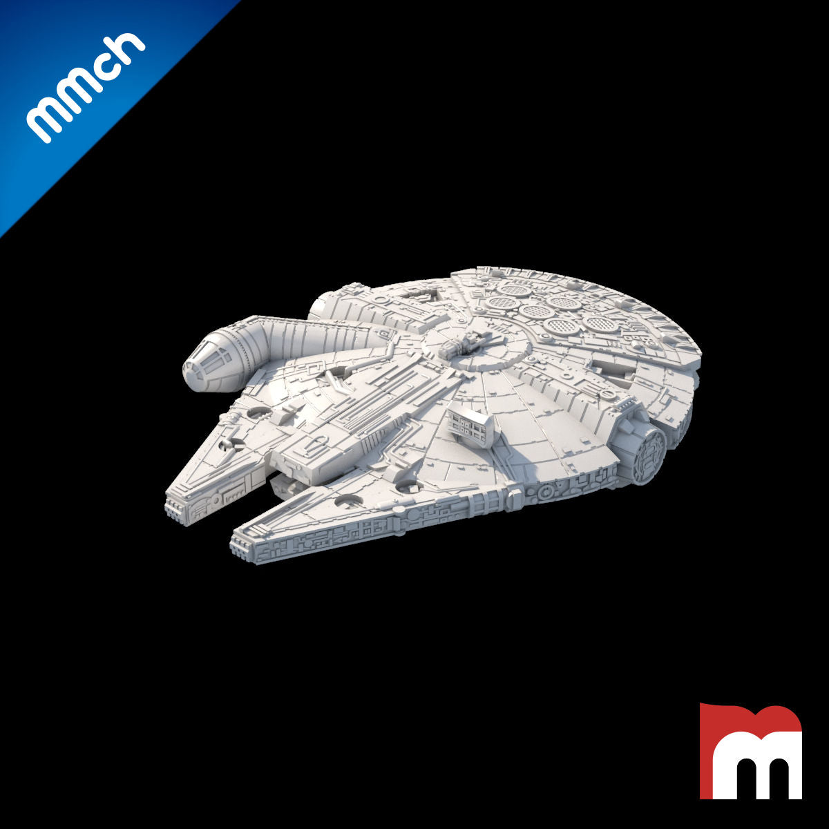 (MMch) Rey's Millennium Falcon - Mel Miniatures - Miniatures by Only ...