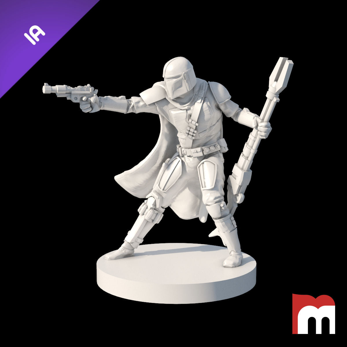 (IA) The Mandalorian - Mel Miniatures - Miniatures by Only-Games.co