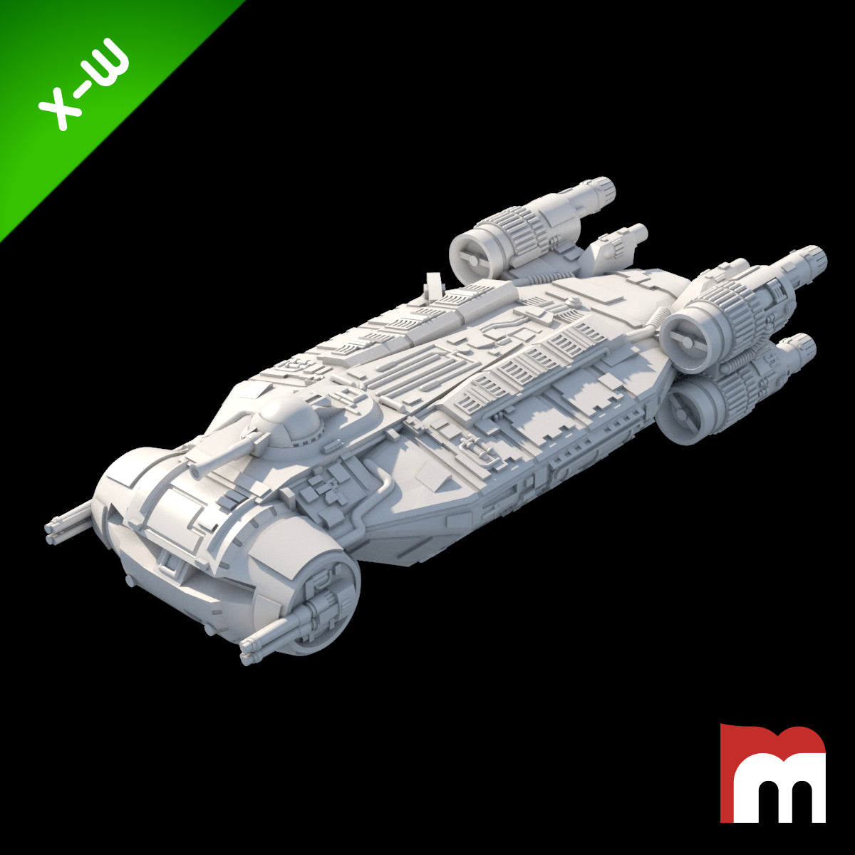 (XW) I-TS Intersystem Transport Ship - Mel Miniatures - Miniatures by ...