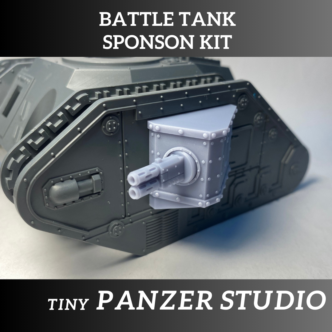 Ball-mounted Sponson kit for Imperial Battle Tank - Tiny Panzer Studio ...