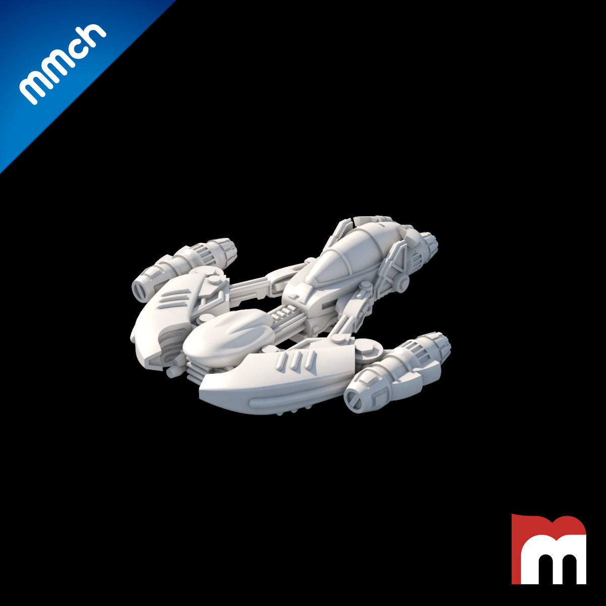 (MMch) Eclipse Fighter - Mel Miniatures - Miniatures by Only-Games.co