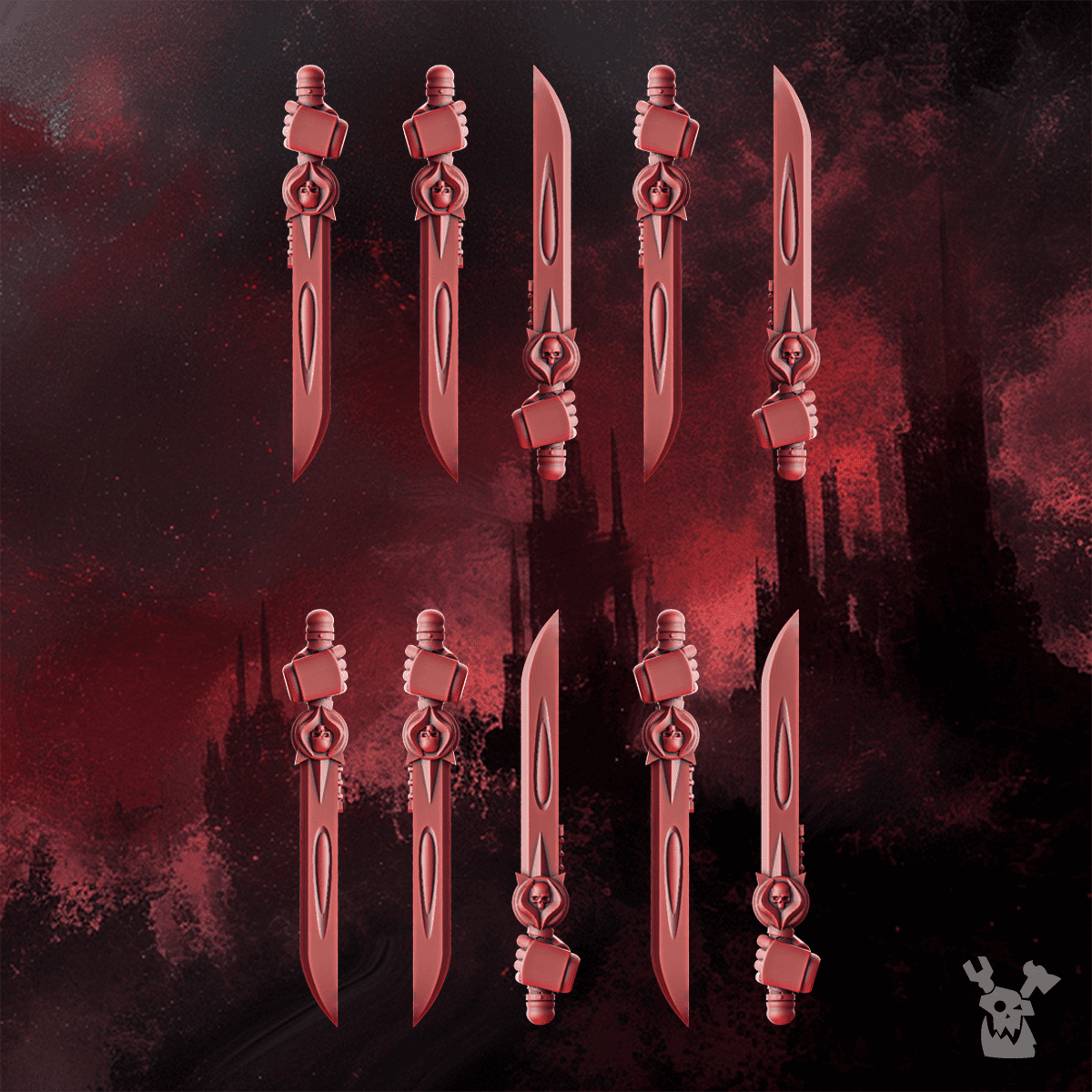 Crimson Wings Swords Set x10 - DakkaDakka.Store - Miniatures by Only ...