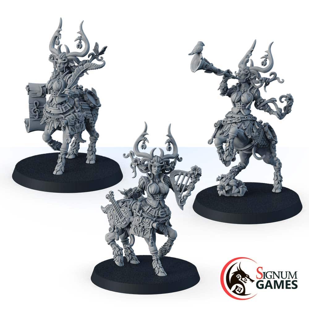Lady Centaur Folk Band - Signum Workshop - Miniatures by Only-Games.co