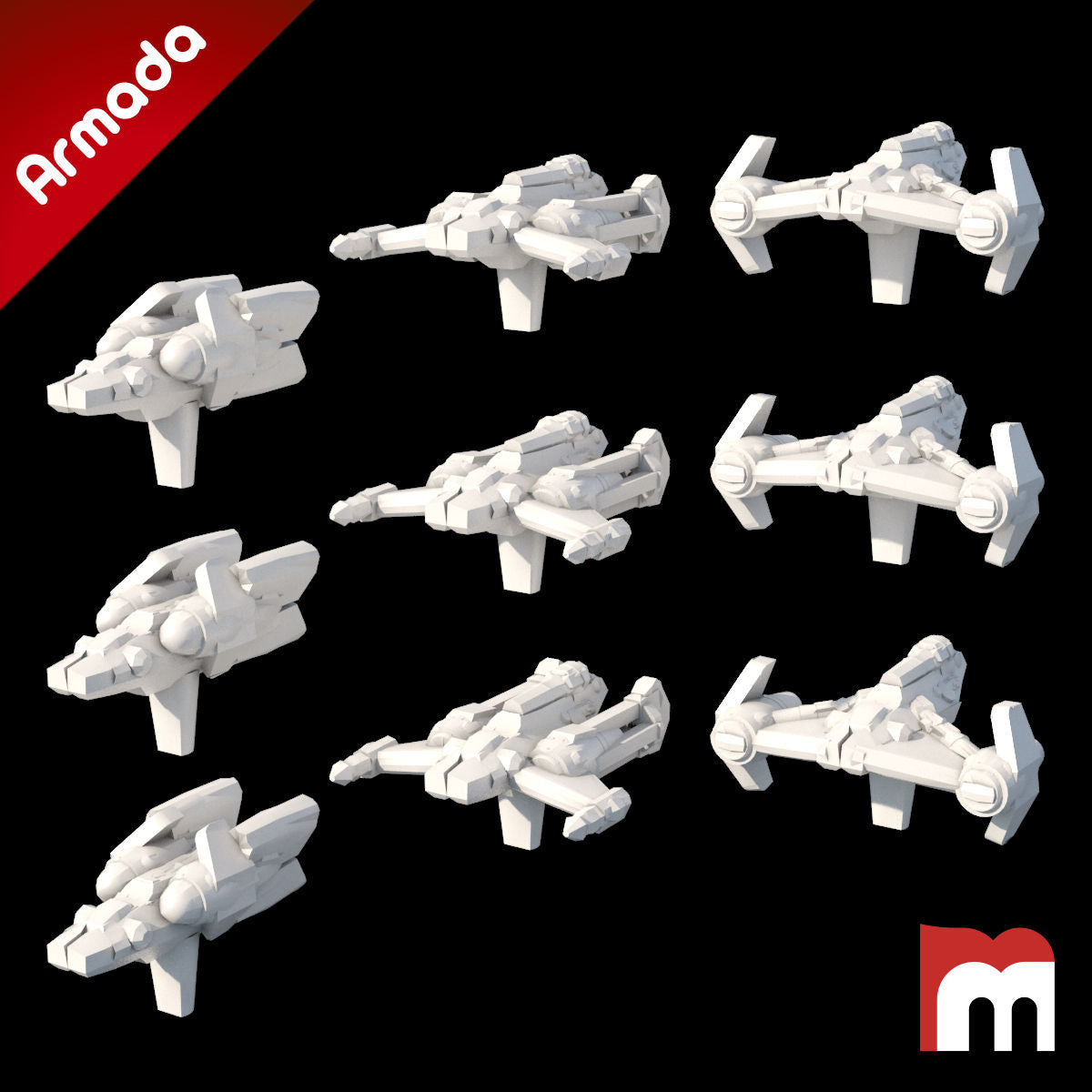 (Armada) SWTOR Starfighters Set XII - Mel Miniatures - Miniatures by ...