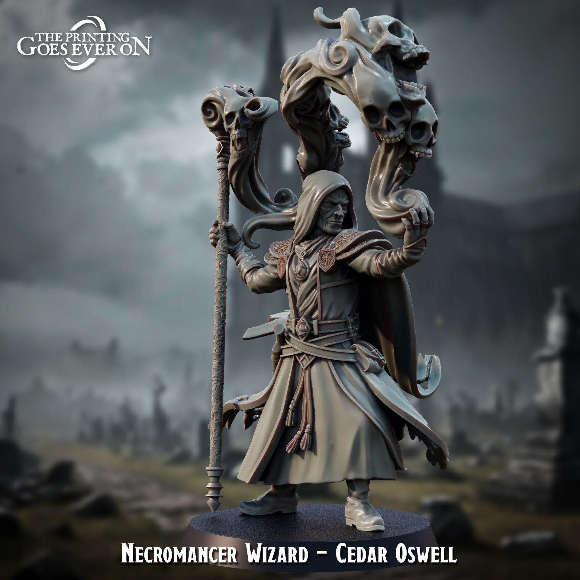 Necromancer Wizard - Cedar Oswell - The Printing Goes Ever On ...
