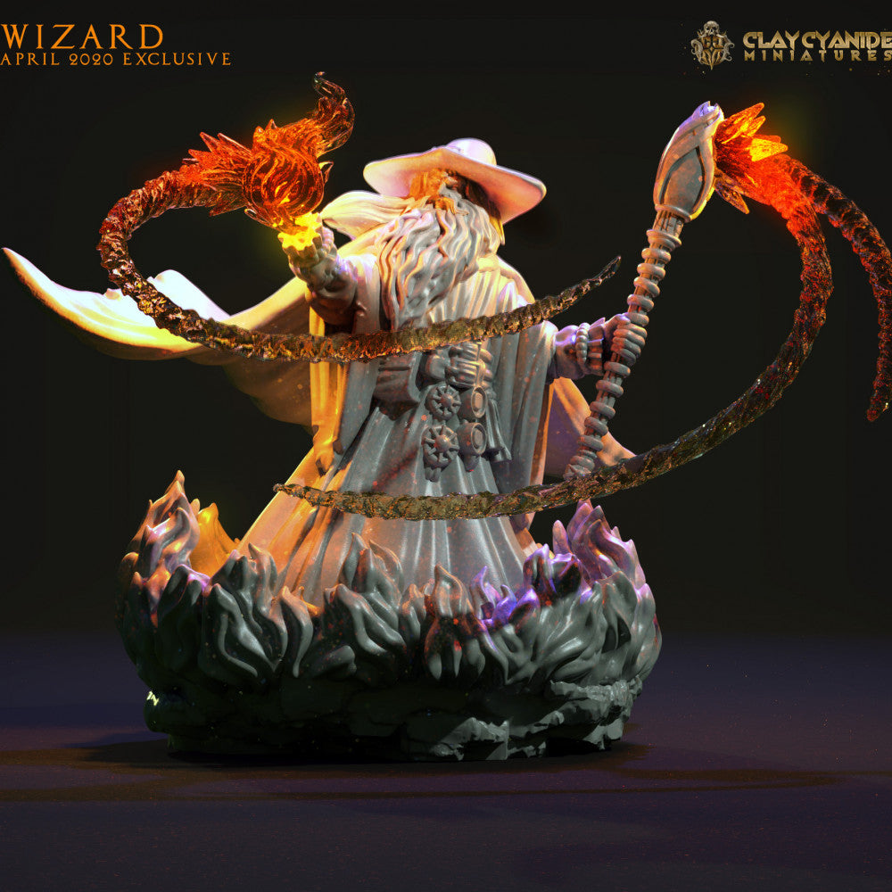 Wizard - Clay Cyanide Miniatures - Miniatures by Only-Games.co