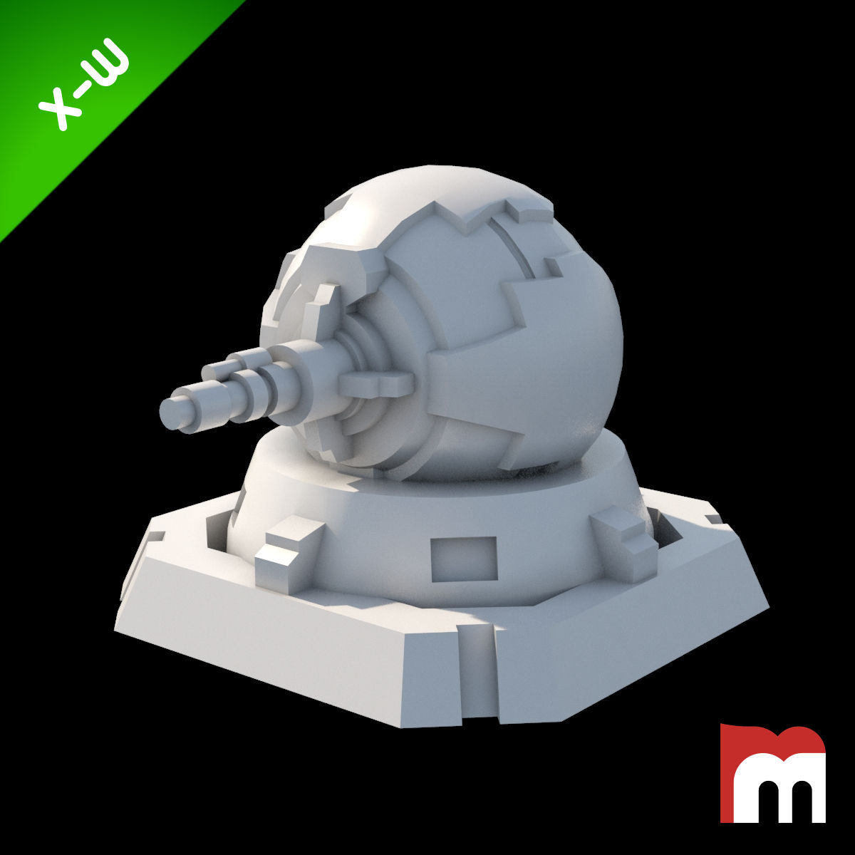 (XW) Rebel Turbolaser Turret - Mel Miniatures - Miniatures by Only-Games.co