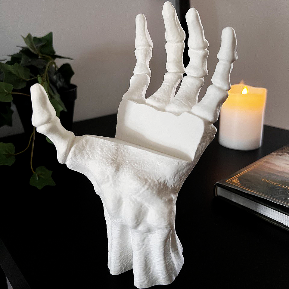 Skeleton Hand Book Holder - Miniatures of Madness - Miniatures by Only ...