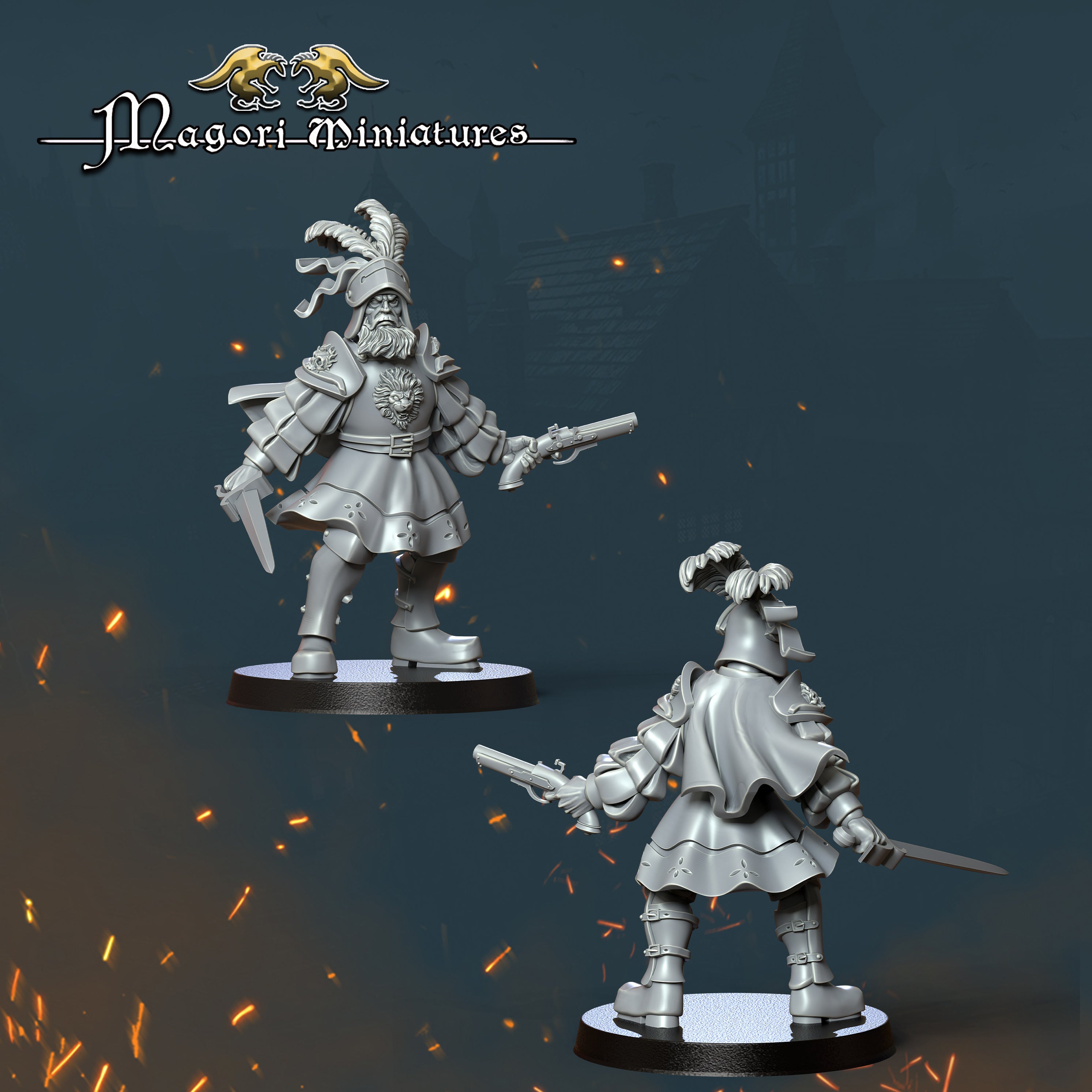 Marienburg Captain - Magori Miniatures - Miniatures by Only-Games.co