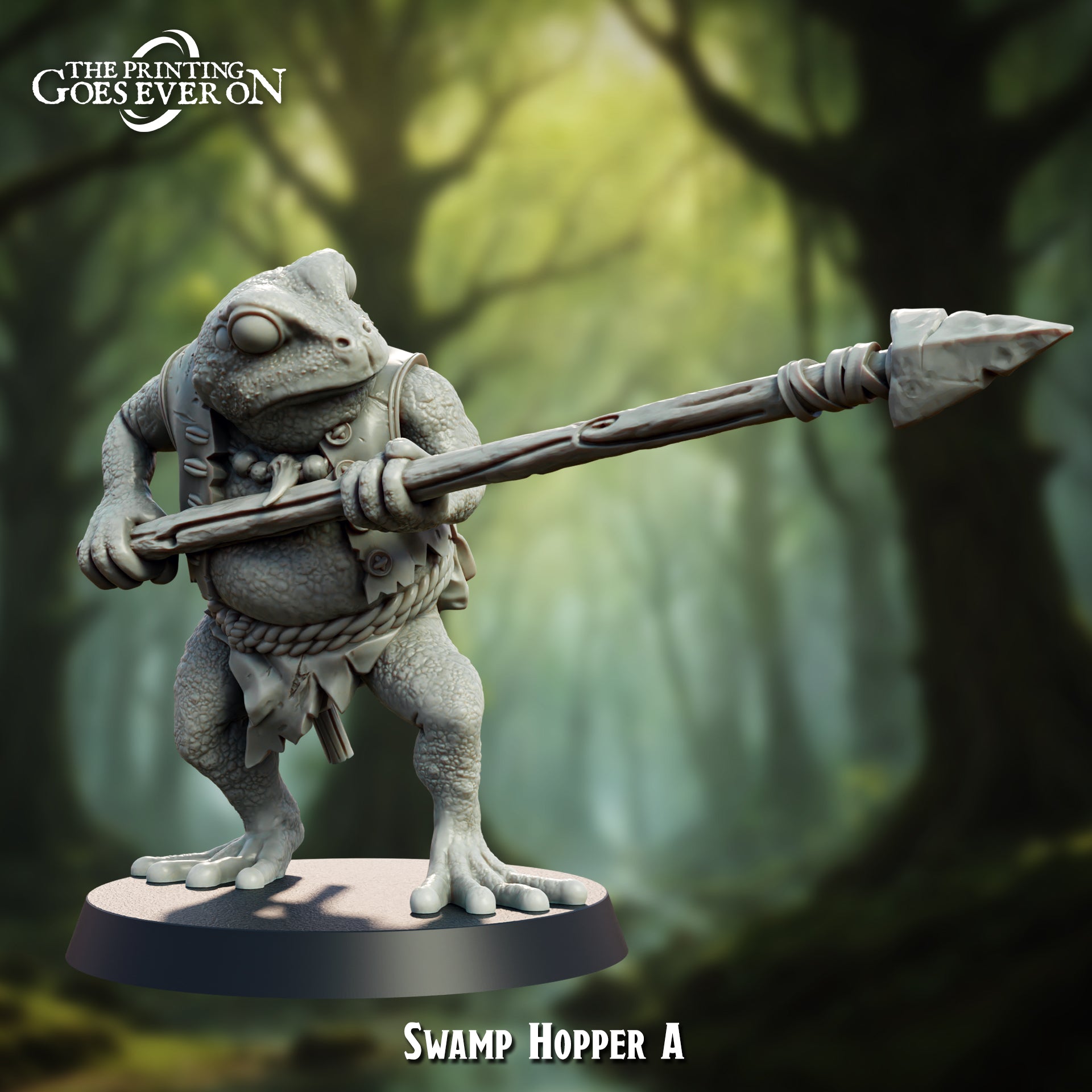 Swamp Hopper A - The Printing Goes Ever On - Miniatures by Only-Games.co