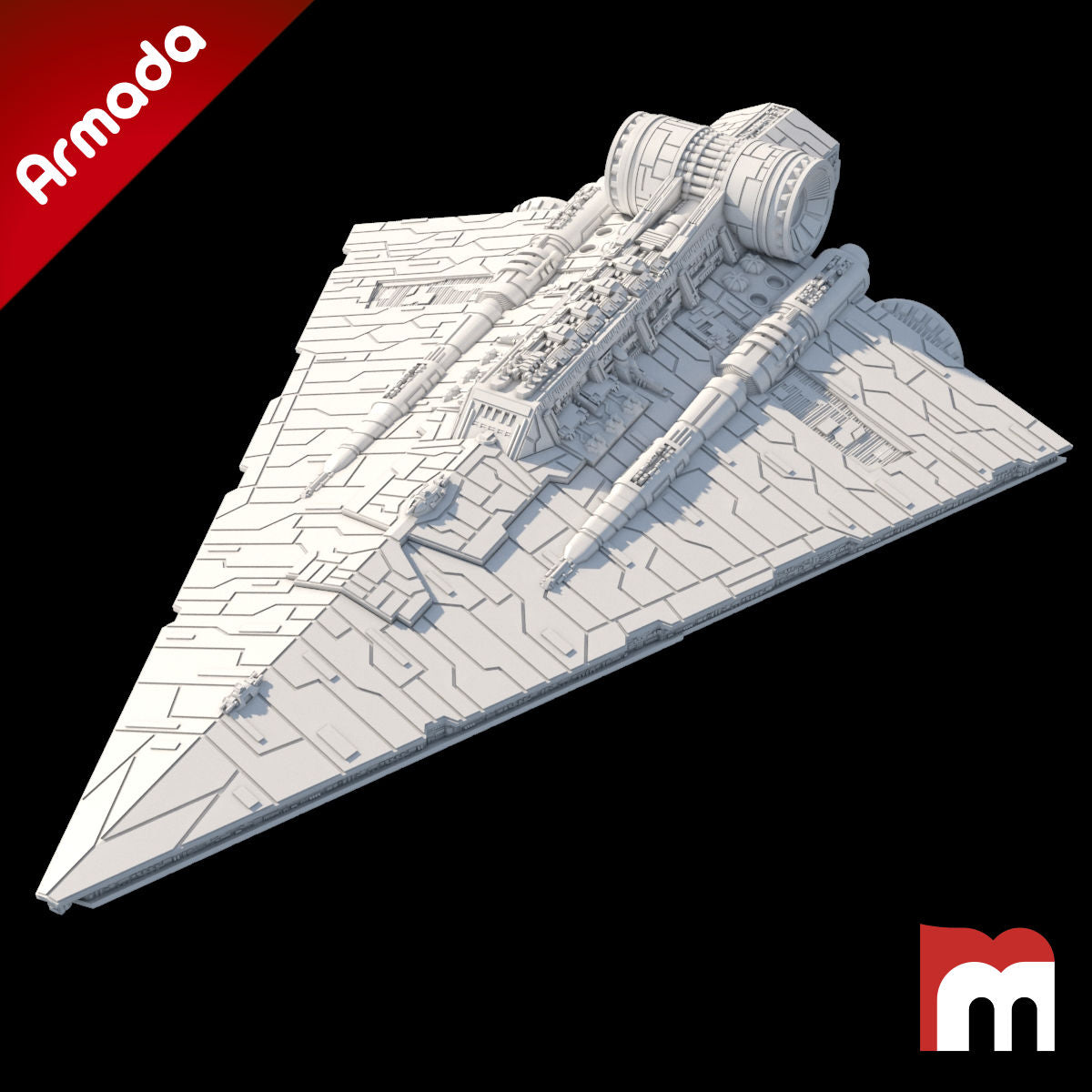 (Armada) Praetor Mark II Battlecruiser - Mel Miniatures - Miniatures by ...