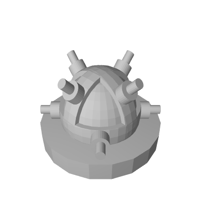Sea Mine Marker (x10) - Combat Miniatures - Miniatures by Only-Games.co