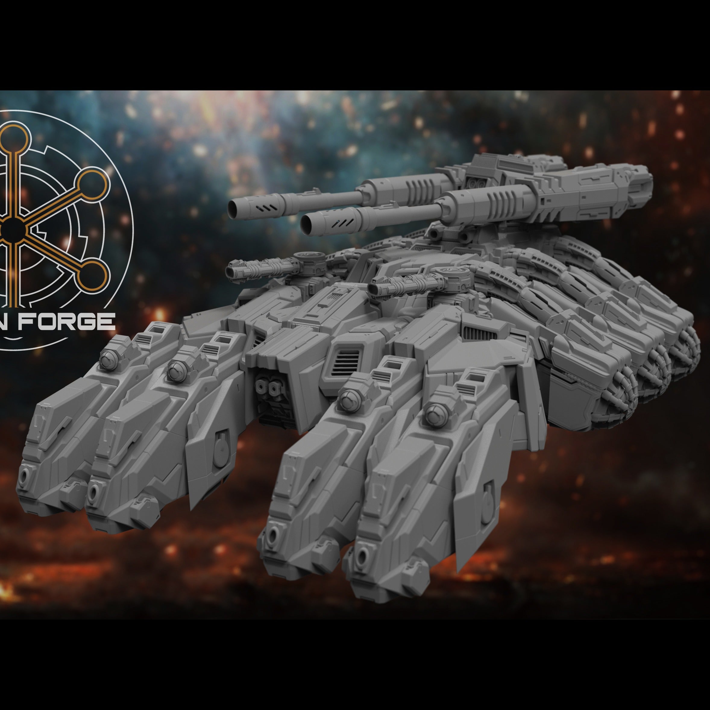 Megatherium Battle Tank - Atlan Forge - Miniatures by Only-Games.co