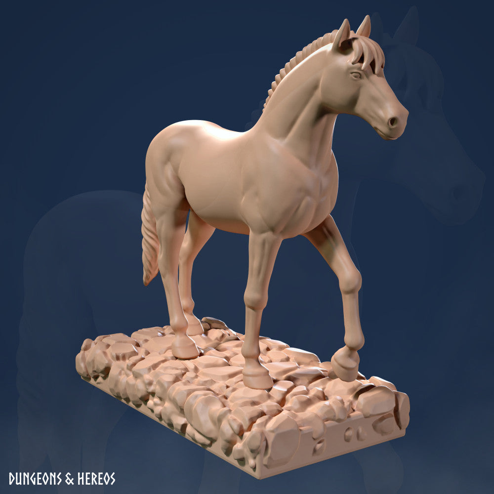 Horse - Steed - Battle Horse - Riding Horse - Horse - Mount - Rideable ...