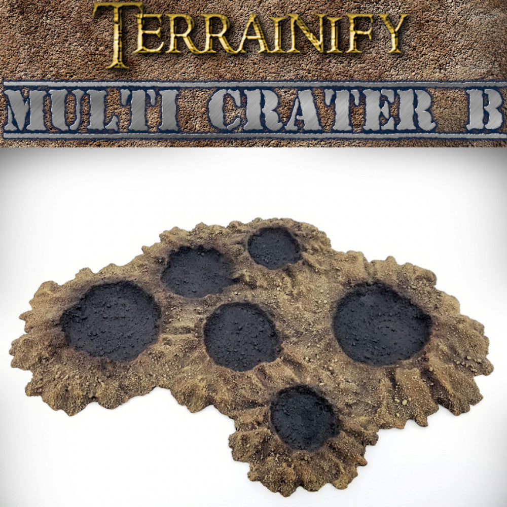 Multi Crater B: Blast Craters Terrain Set - Terrainify - Miniatures by ...