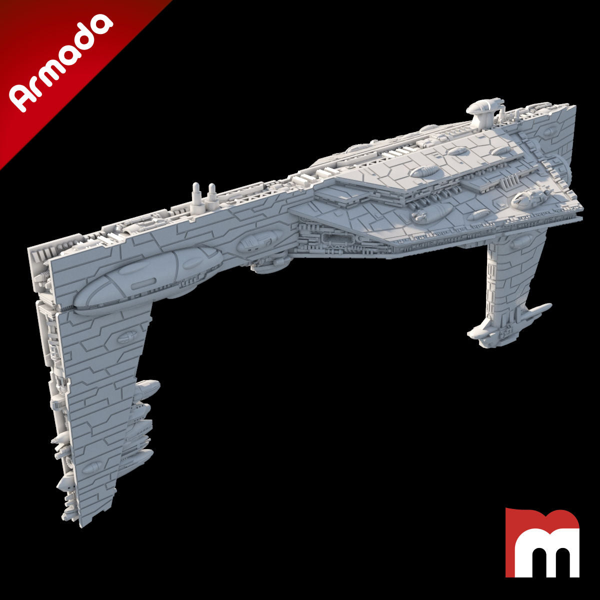 (Armada) njbulters Starhawk Battleship - Mel Miniatures - Miniatures by ...