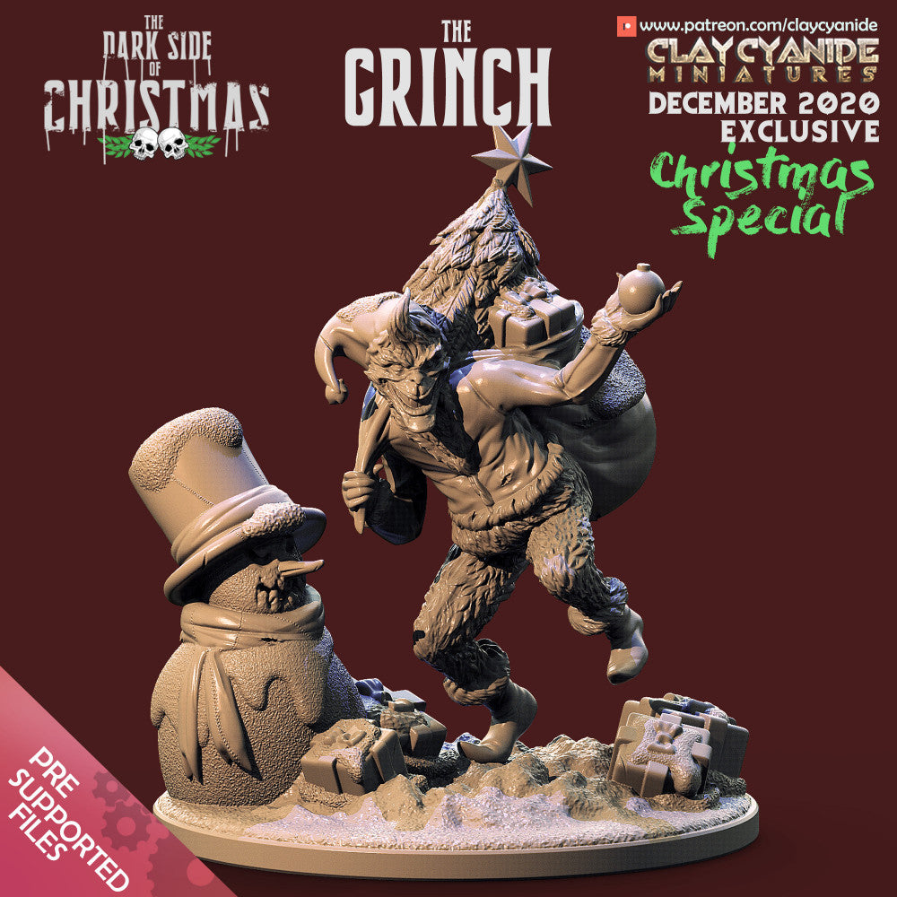 The Grinch - Clay Cyanide Miniatures - Miniatures by Only-Games.co