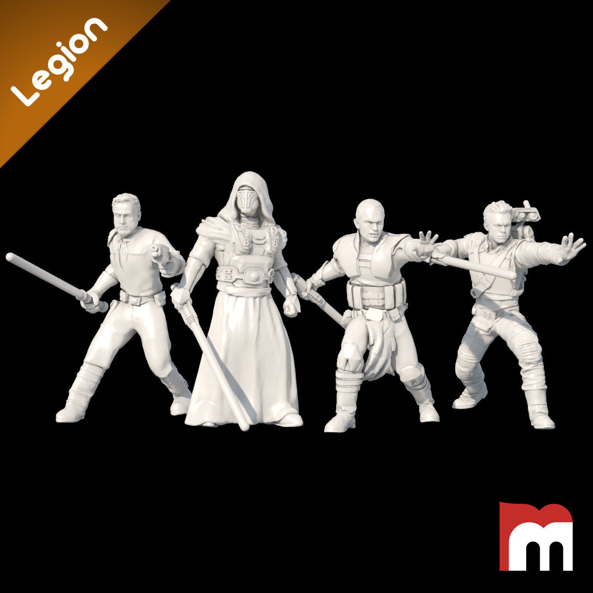 (Legion) Jedi Set X - Mel Miniatures - Miniatures by Only-Games.co
