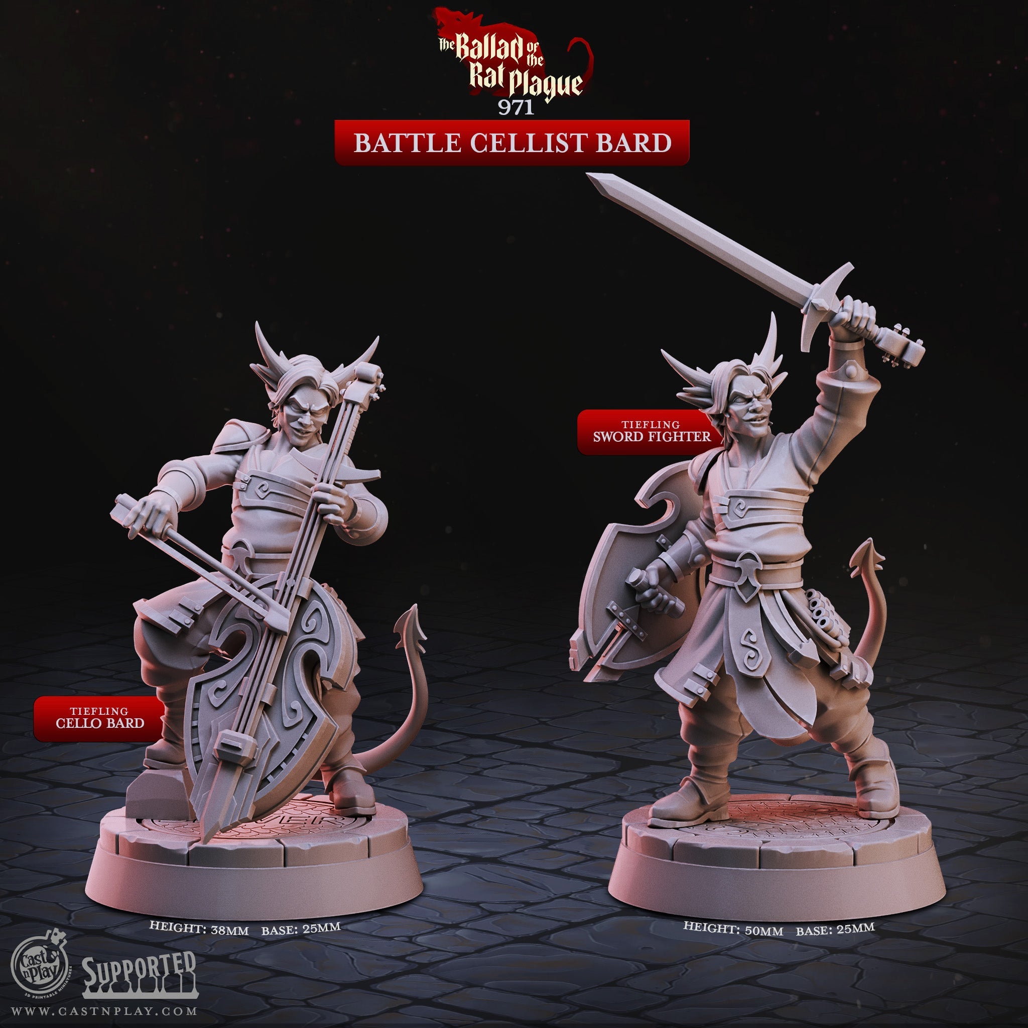 Battle Cellist Bard - The Ballad of the Rat Plague - CastNPlay ...