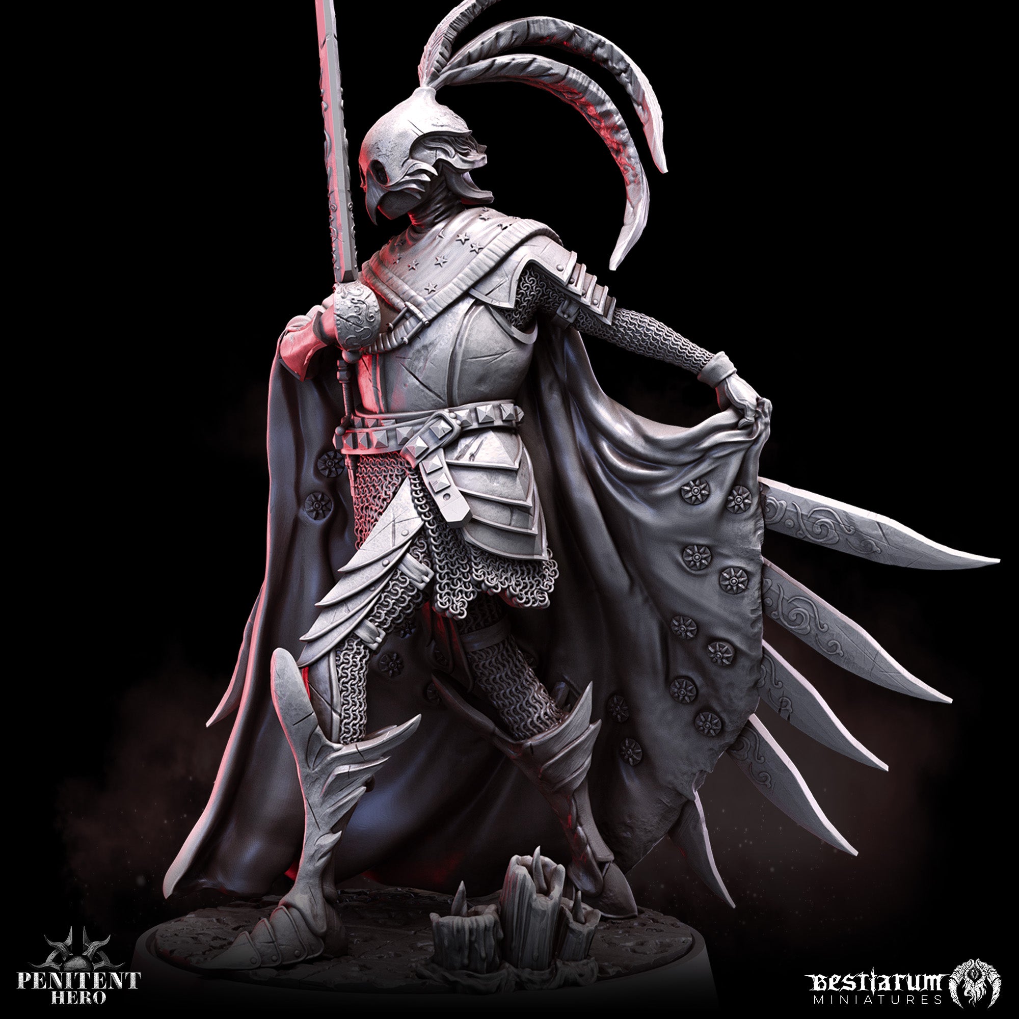 Hawk Knight - Bestiarum Studio - Miniatures by Only-Games.co