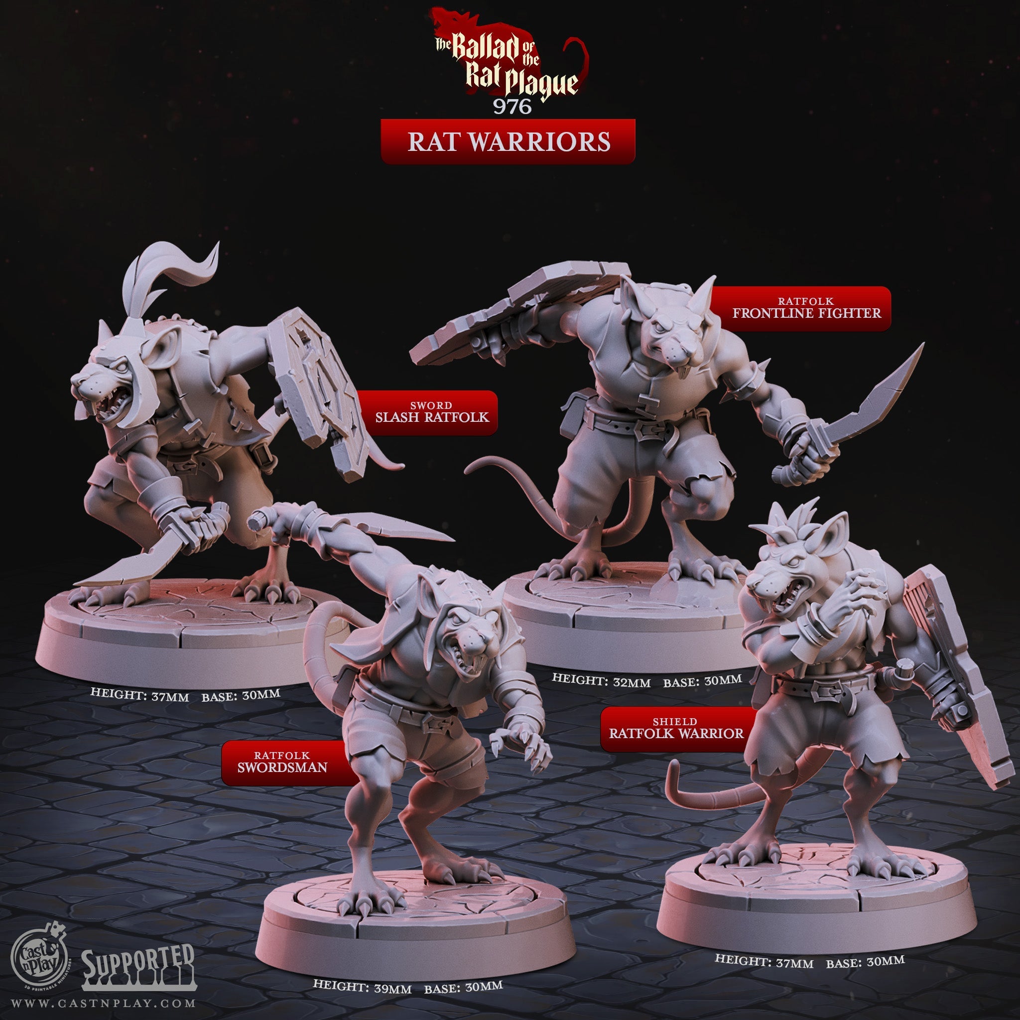 Rat Warriors - The Ballad of the Rat Plague - CastNPlay - Terrain ...